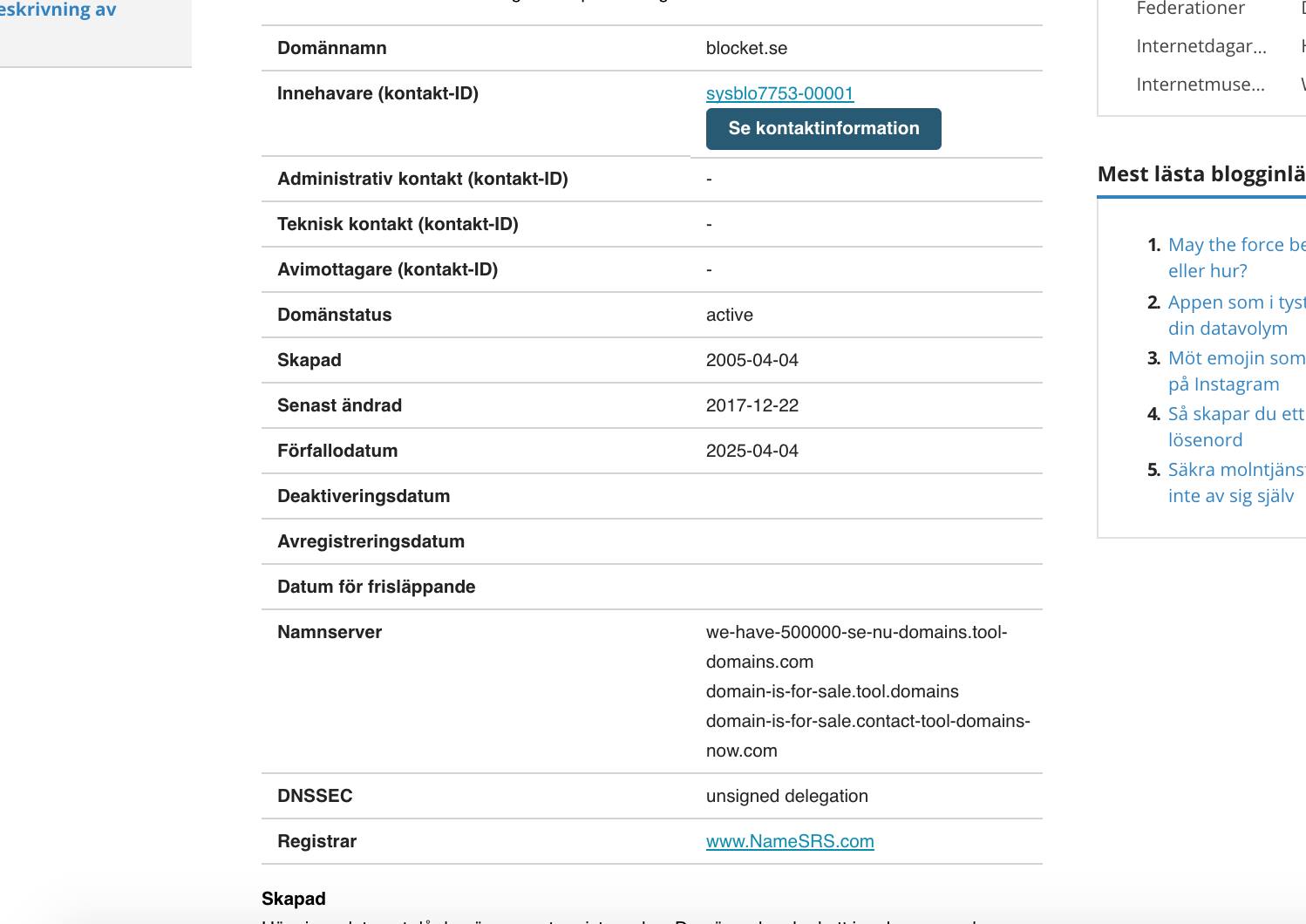 Blocket-arkiv • Cybersäkerhet och IT-säkerhet