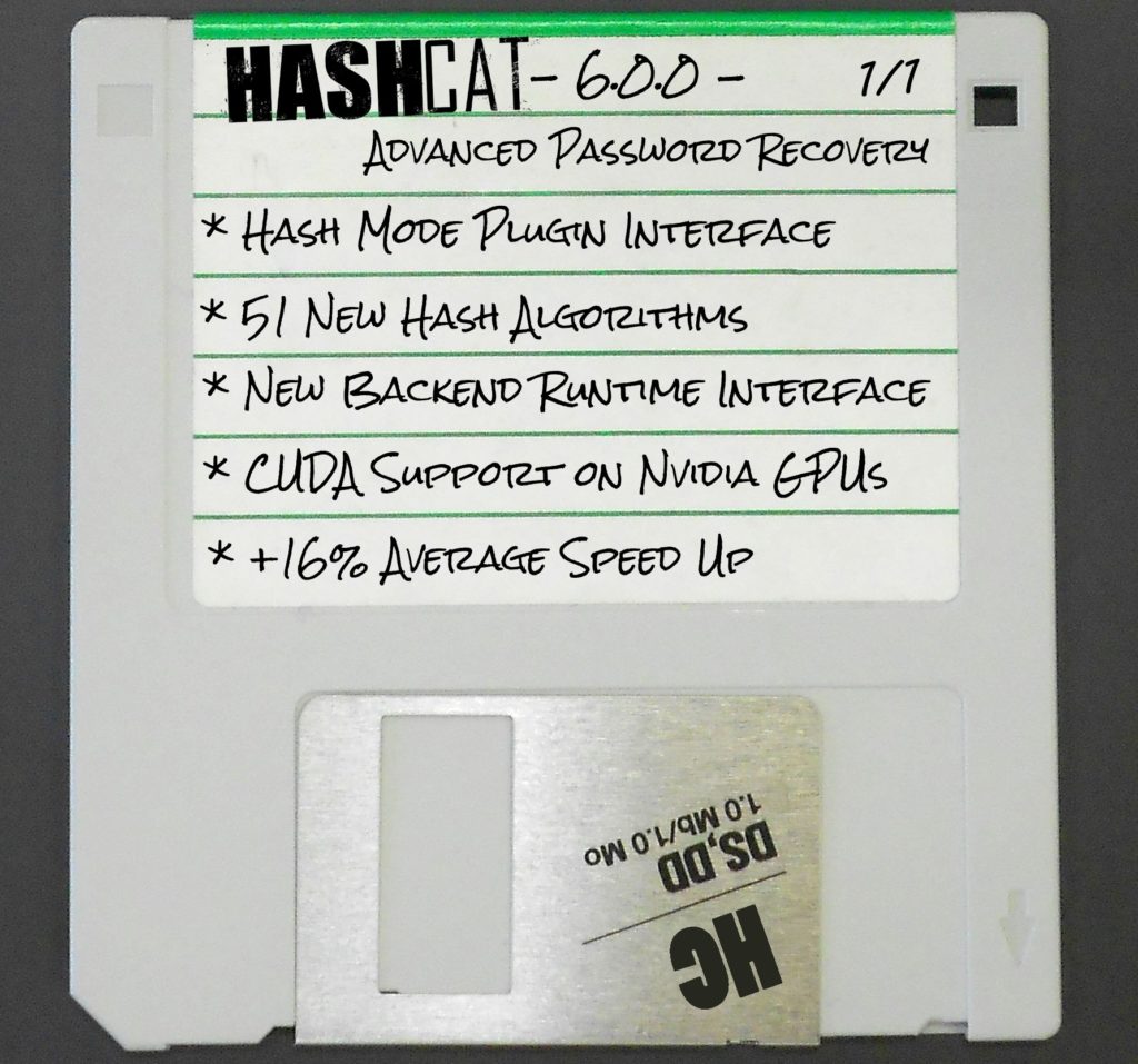 hashcat v6.0.0 • Cybersäkerhet och IT-säkerhet